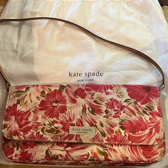 kate spade | Bags | Kate Spade Pink Floral Shoulder Bag Purse | Poshmark